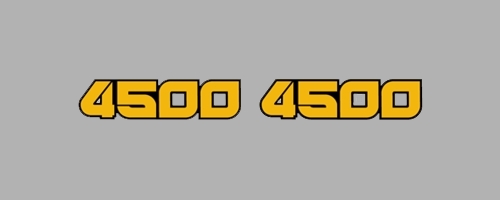 1980 Citation 4500E \"4500\" Tunnel Logos | DooDecals.com Your Source ...
